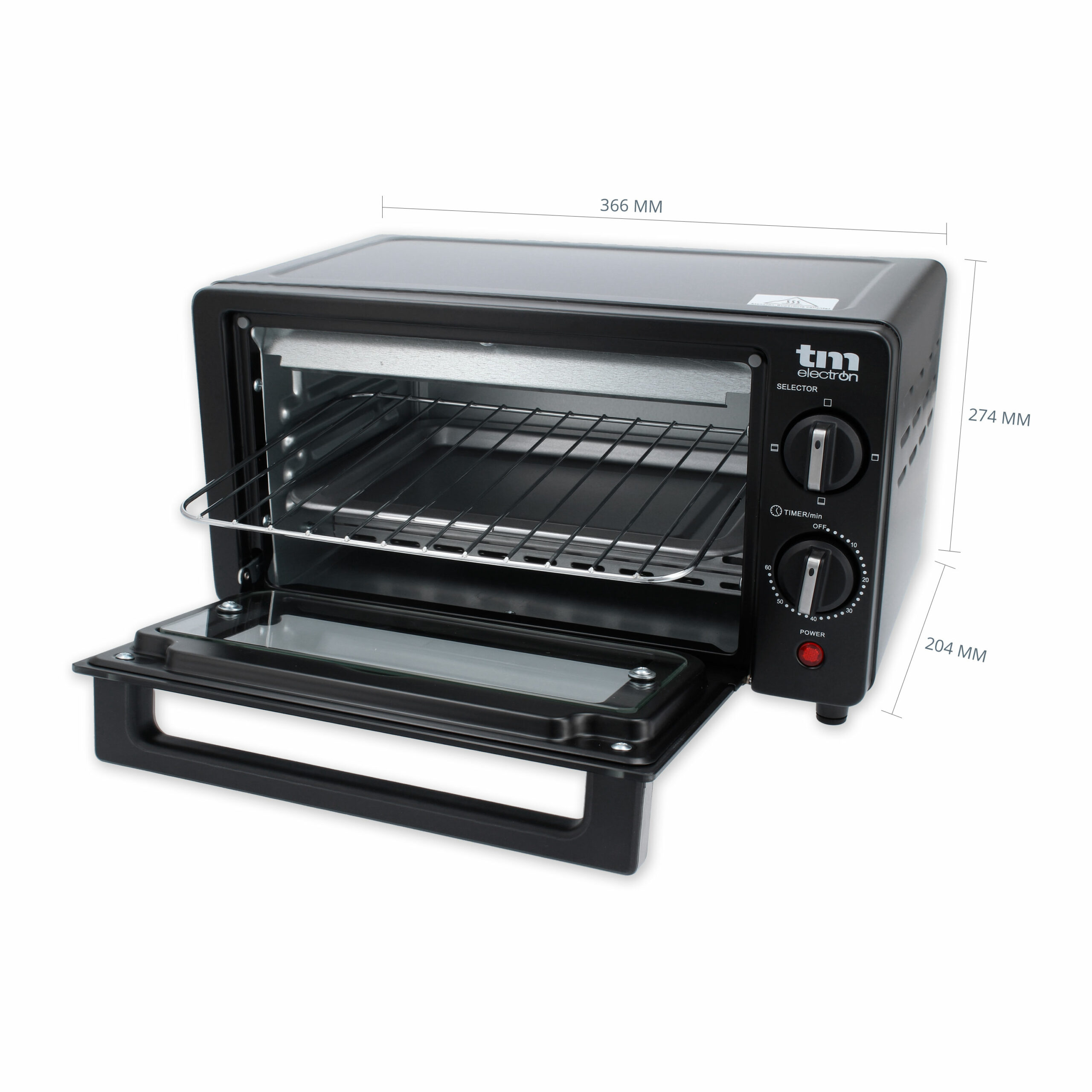 MINI HORNO PHO001BK 10L Negro